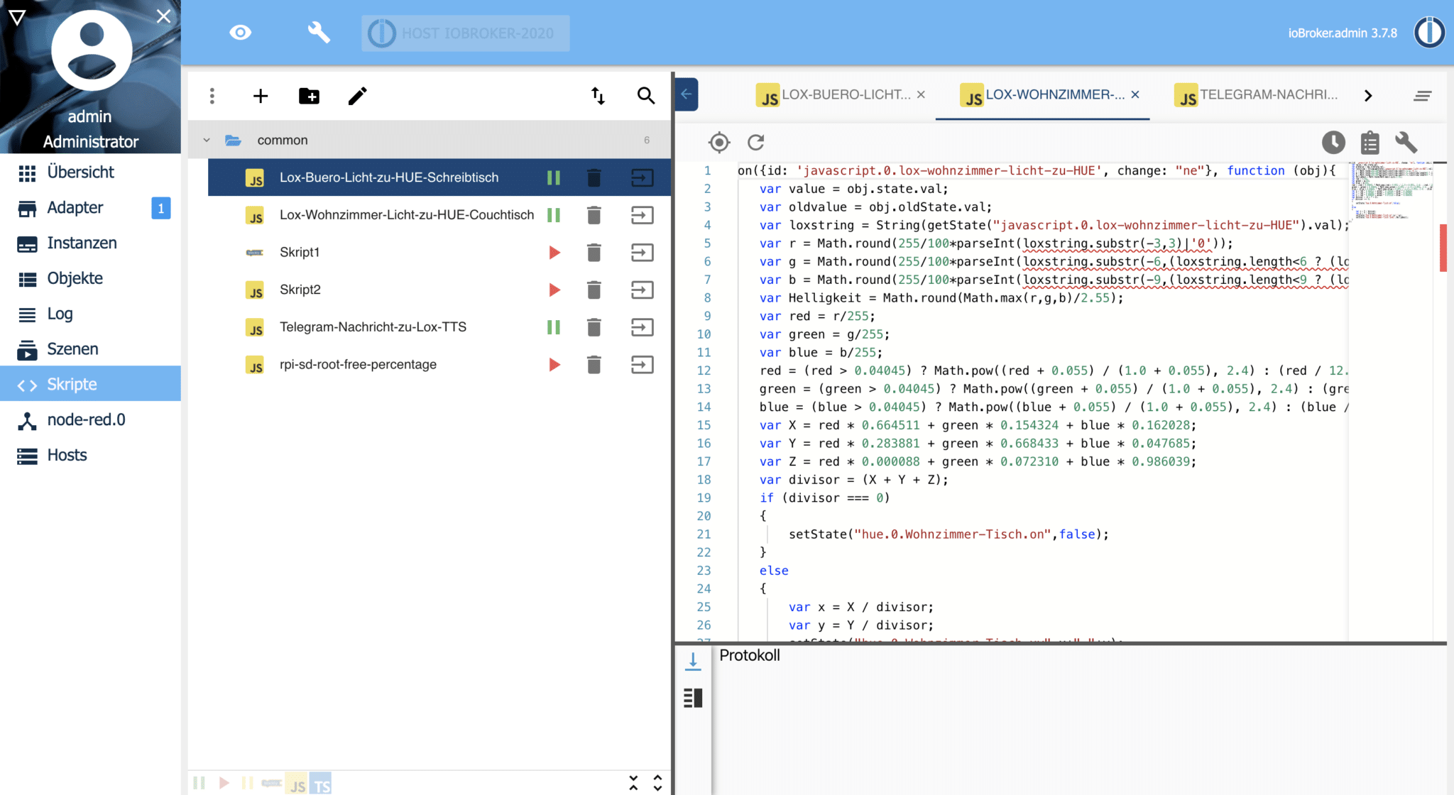 Hue-Integration in Loxone über ioBroker - Die Allroundbastler - Loxone Fachhändler, Onlineshop ...